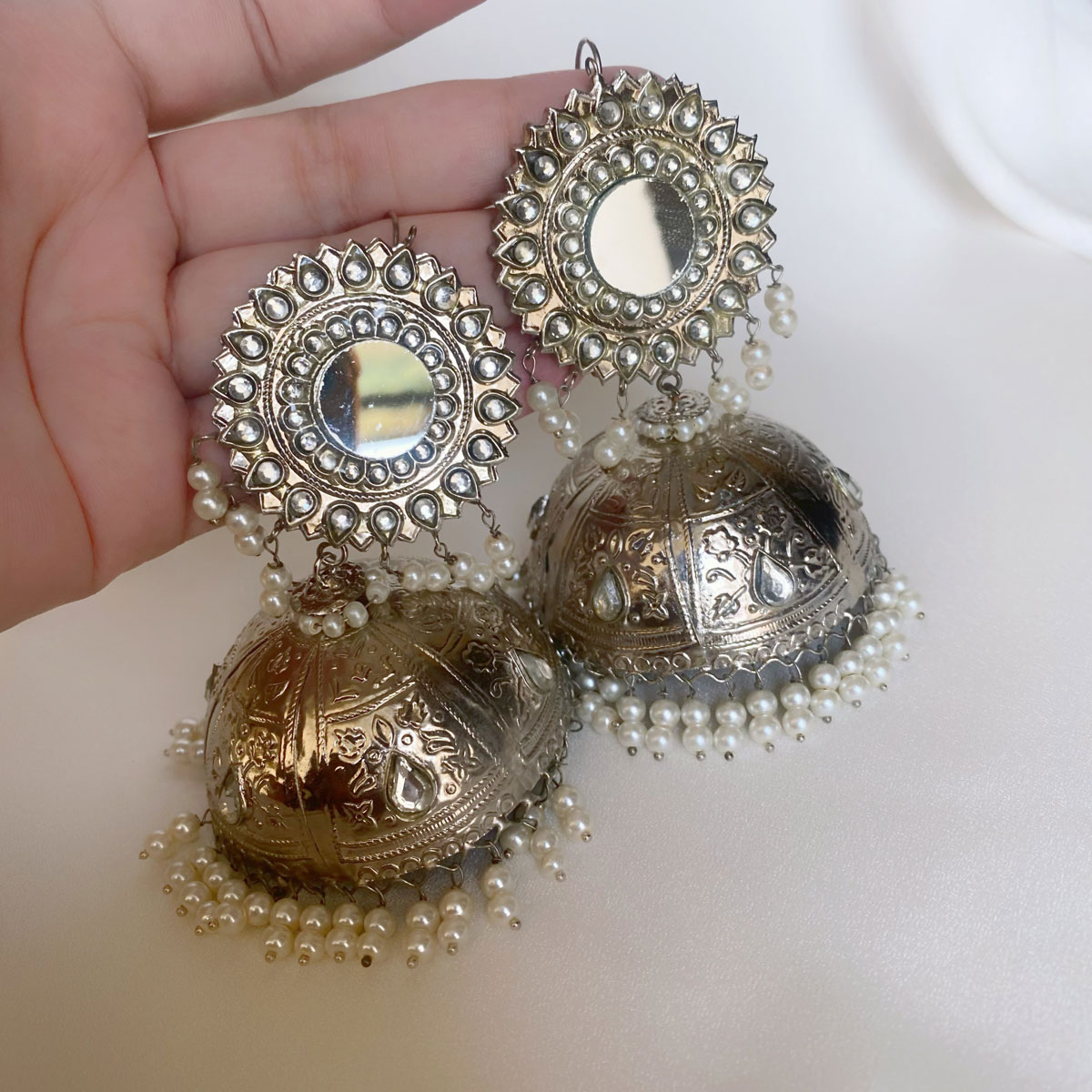 Bahawalpuri - Silver - ELEMENTAL JEWELLERY